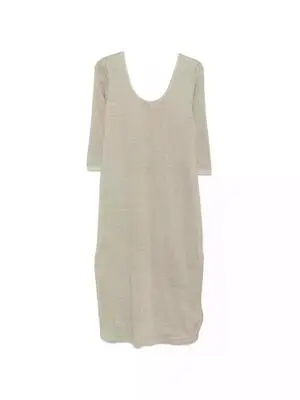 Max & Moi Ravie Long-sleeve Midi Dress - Green
