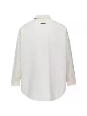 Fear Of God Logo-embroidered Shirt - Neutrals