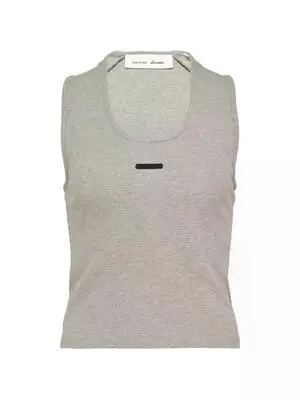Fear Of God Logo-patch Tank Top - Grey