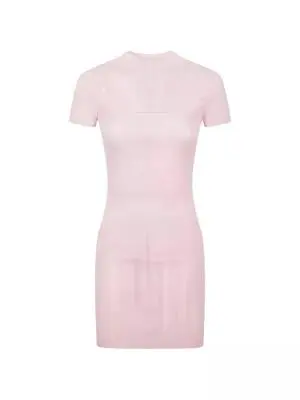 Alexander Wang Ribbed-knit Mini Dress - Pink