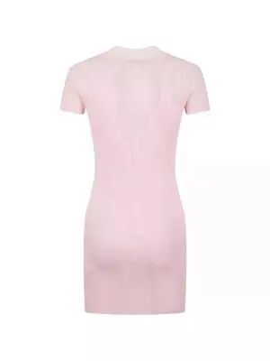 Alexander Wang Ribbed-knit Mini Dress - Pink