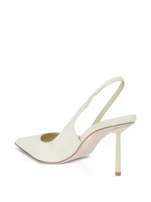 LE SILLA Pointed-toe Slingback Pumps - Neutrals