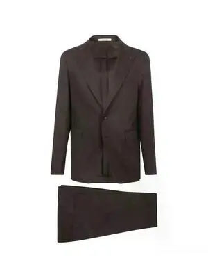 Tagliatore Single-breasted Suit - Brown