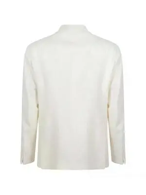 Tagliatore Logo-pin Textured Blazer - Neutrals