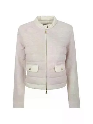 Moncler Hybrid Down-padded Jacket - Neutrals