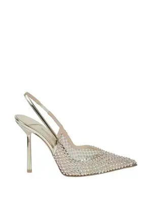 Le Silla Gold Tone Pumps