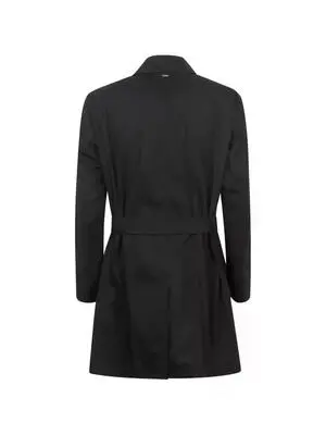 Herno Double-breasted Trench Coat - Black