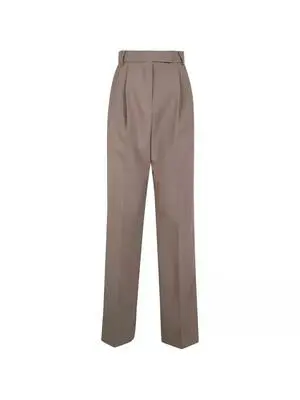 THE FRANKIE SHOP Bea Pleated Tailored Trousers - Neutrals
