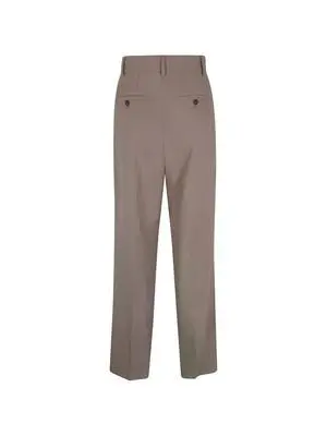 THE FRANKIE SHOP Bea Pleated Tailored Trousers - Neutrals