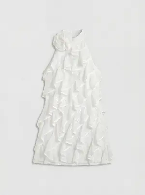 Coast Lace Frill Mini Dress
