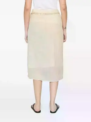 COLLECTION PRIVEE? Argis Tie-dye Wrap Midi Skirt