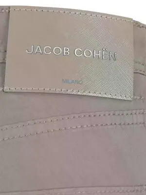 Jacob Cohen Logo Patch Five-pocket Shorts - Grey