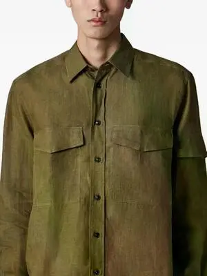 Paul Smith Linen Patch-pocket Shirt