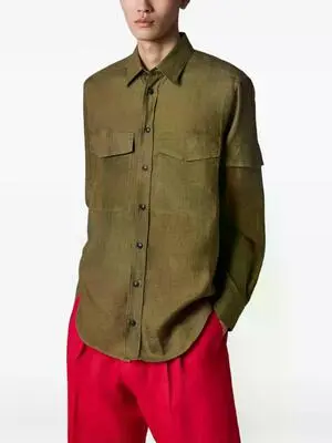 Paul Smith Linen Patch-pocket Shirt