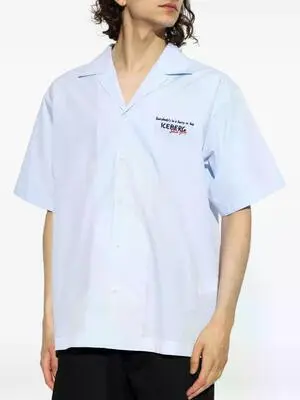 Iceberg X Peanuts Cotton Shirt - Blue