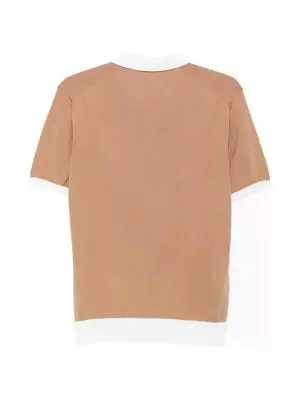Peuterey Rolle Colourblock Short-sleeve Polo Shirt - Neutrals