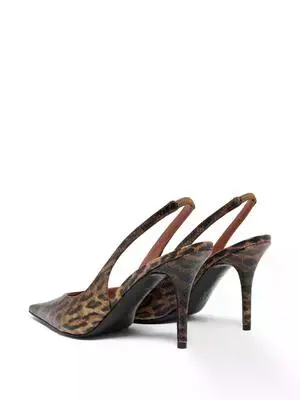 Amina Muaddi Anok Slingback Pumps - Neutrals