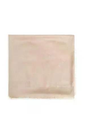 Givenchy Monogram Fringed Scarf - Neutrals