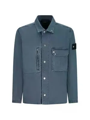 Stone Island Logo-patch Pocket Shirt
