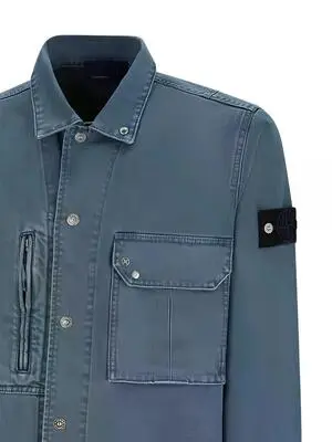 Stone Island Logo-patch Pocket Shirt