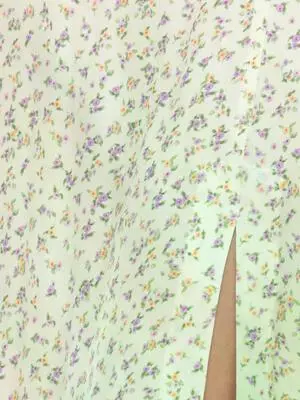 MAR DE MARGARITAS Roxana Floral-print Midi Skirt