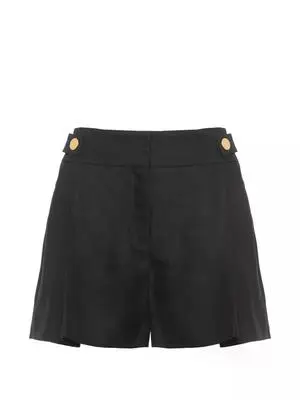 Elisabetta Franchi Button-detail Pleated Shorts