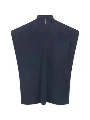 DRHOPE Bow-detail Sleeveless Blouse - Black