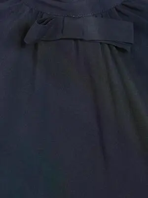 DRHOPE Bow-detail Sleeveless Blouse - Black