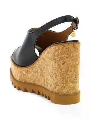 Stella McCartney Sneak-elyse Open-toe Sandals - Black