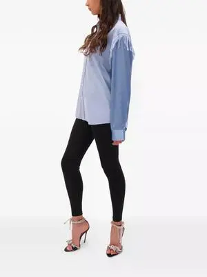 AREA Deconstructed Shirt With Frayed-edge Detailing