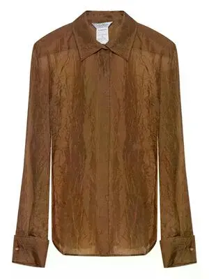 Max Mara Eloisa Crumpled Silk Shirt