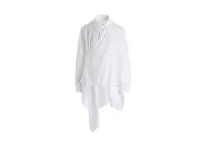 Yohji Yamamoto Asymmetric Blouse - White