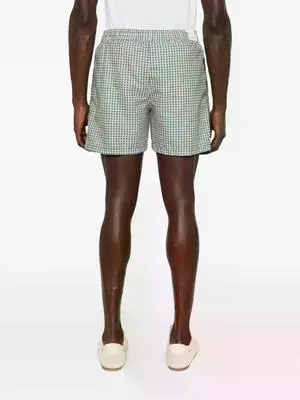 Simkhai Geometric-print Drawstring Swim Shorts