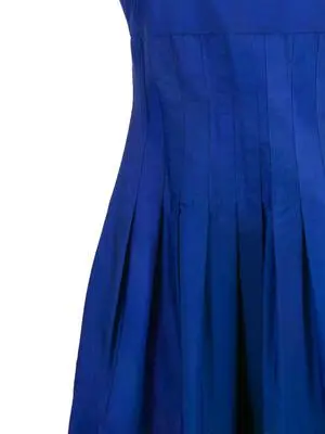 Max Mara Pleated Flared Midi Dress