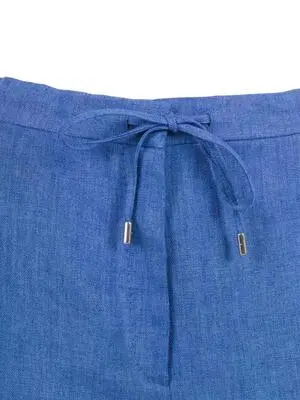 Max Mara Pelota Drawstring-waist Trousers - Blue