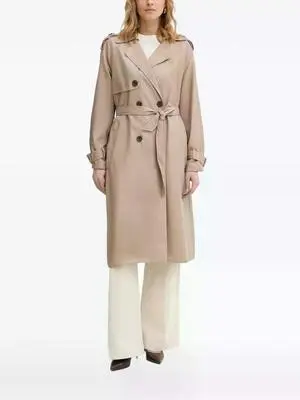 Guess Belted Double-breasted Trench Coat