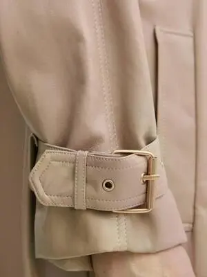 Guess Belted Double-breasted Trench Coat