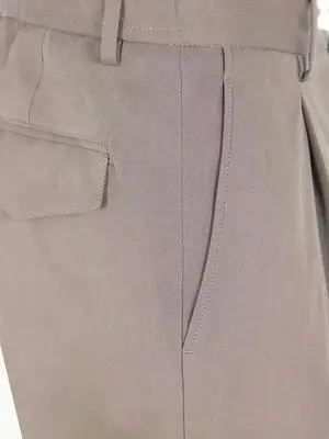 BARBA NAPOLI Pleated Drawstring Trousers