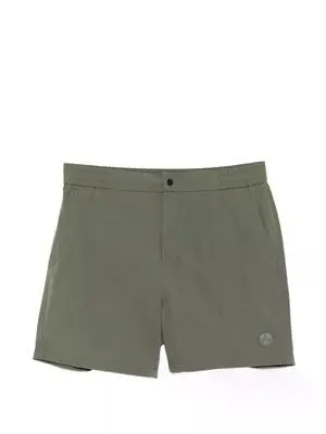 PEOPLE OF SHIBUYA Logo-patch Swim Shorts - Green