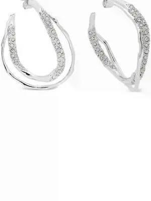 Alexis Bittar Solanales Twist Hoop Earrings