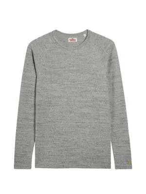 Stretch Marl-effect Long-sleeve T-shirt