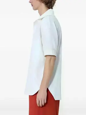 Lacoste Bouclé Knit Polo Shirt