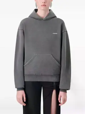 Coperni Logo-print Hoodie - Grey