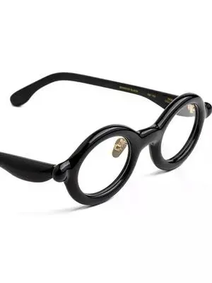 PALOCERAS Round Frame Glasses - Black