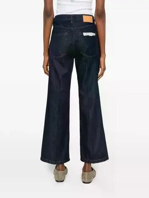 I BLUES Pressed-crease Denim Jeans