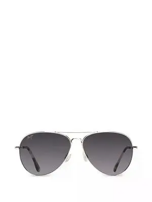 Maui Jim Mavericks Sunglasses - Silver