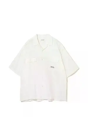 Undercover Logo-embroidery Short-sleeve Shirt - White