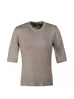 MOORER Arlette Metallic-effect Top