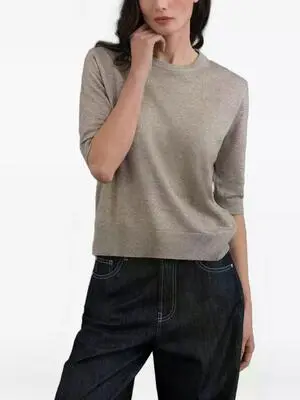 MOORER Arlette Metallic-effect Top