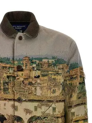 Junya Watanabe Jacquard Frayed Jacket
